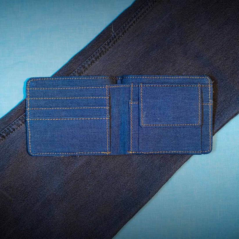 Classic Vegan Denim Wallet For Men | Unisex Vegan Wallet – EcoFreaky