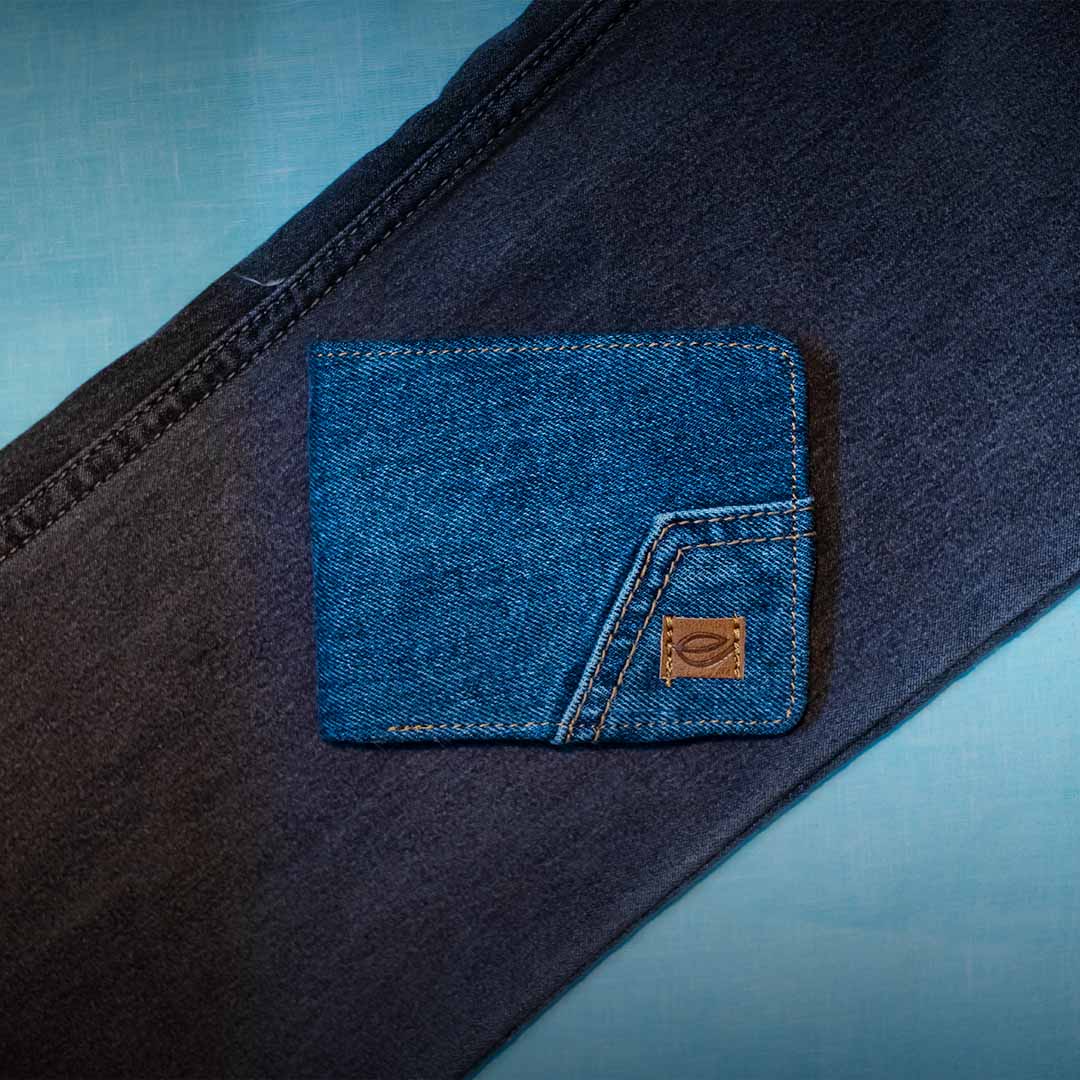 Classic Vegan Denim Wallet For Men | Unisex Vegan Wallet – EcoFreaky
